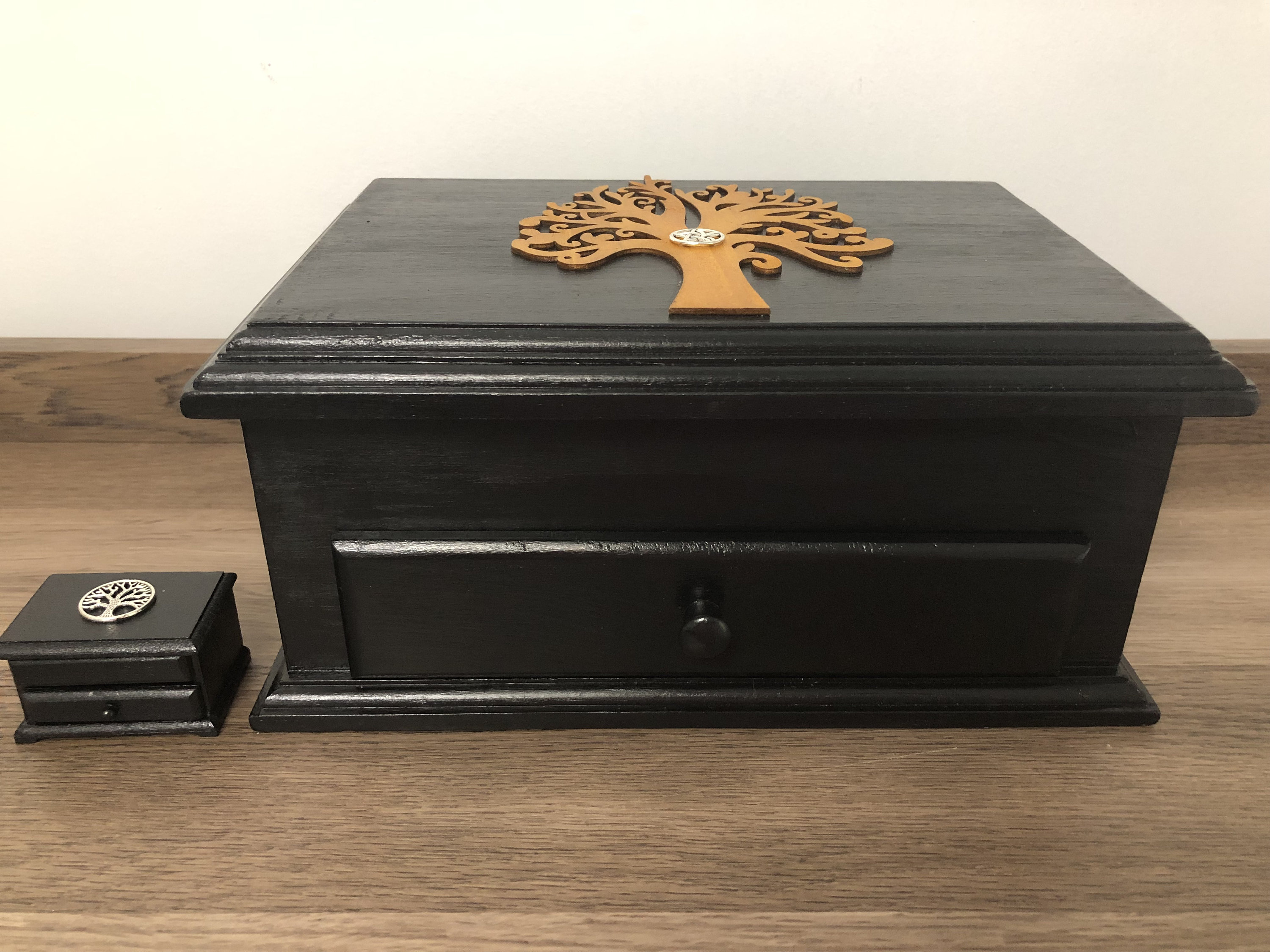 Witchs Altar Box With Mini-me Miniature Altar Box. Each Include Moon ...