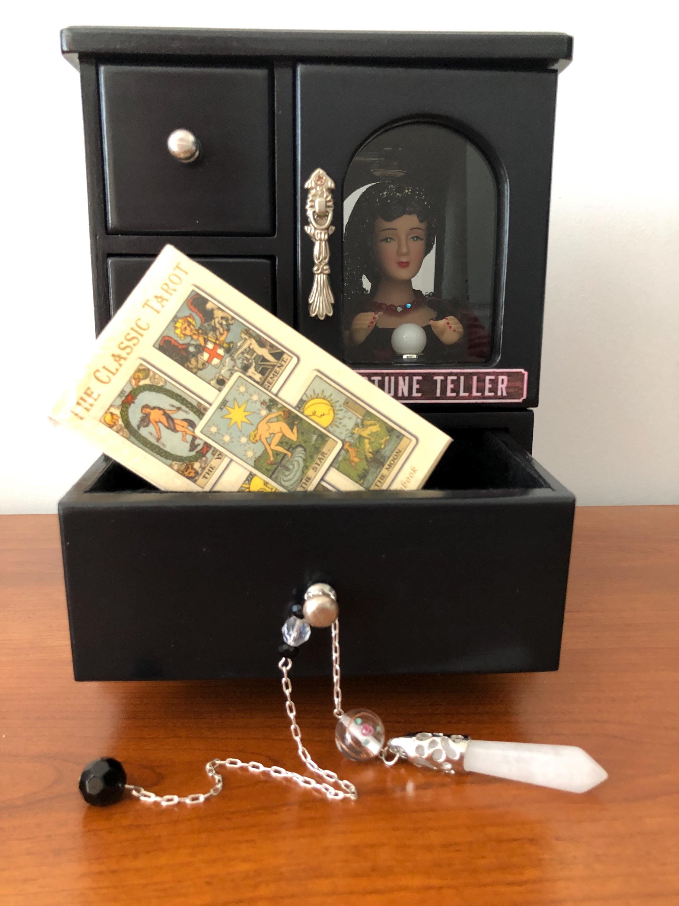 Tarot Reader / Fortune Teller Diorama Accessory Box / Jewelry Box With ...