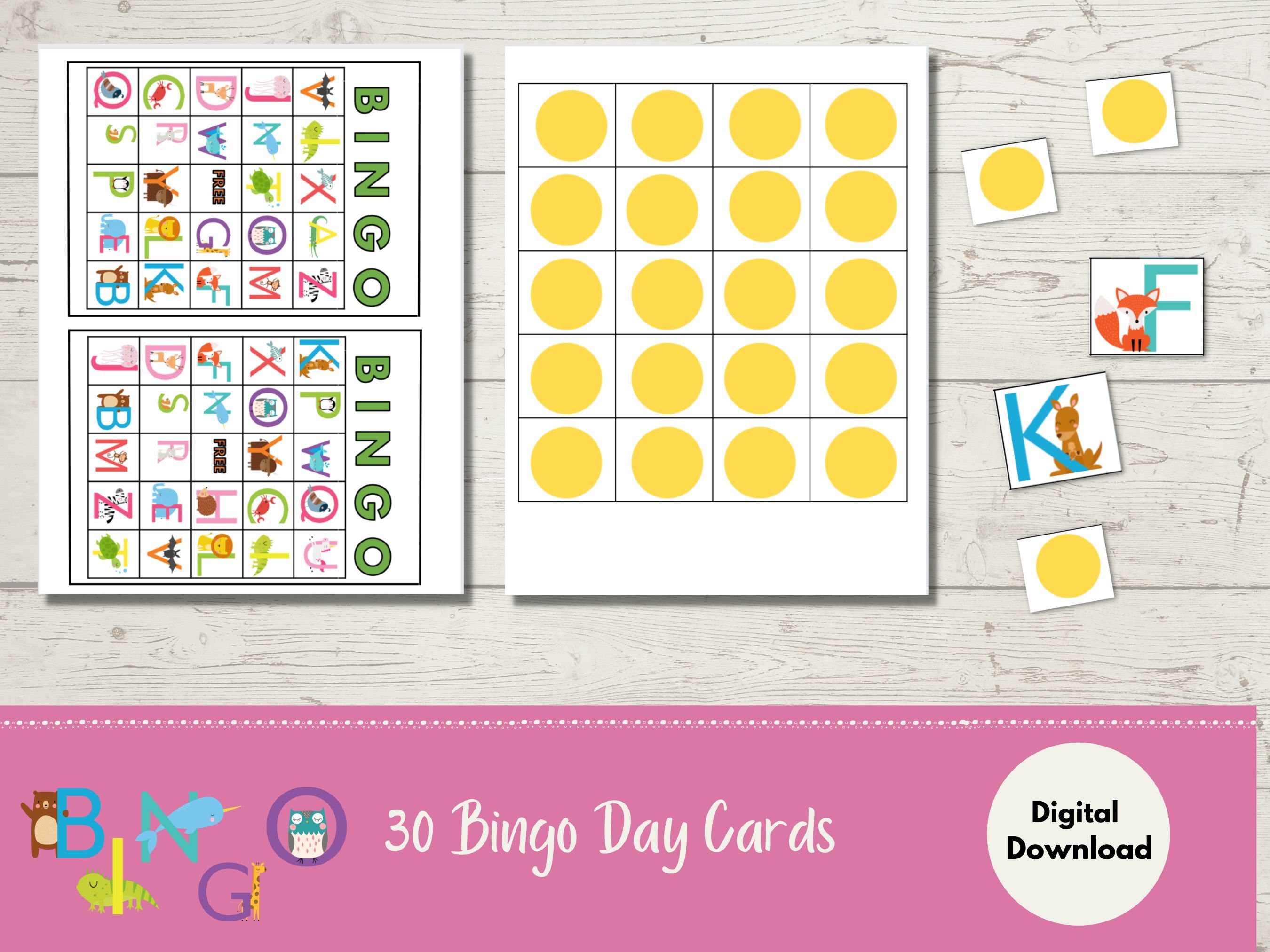 Alphabet Bingo, Preschool Bingo, Classroom Games, Learning Activities ...