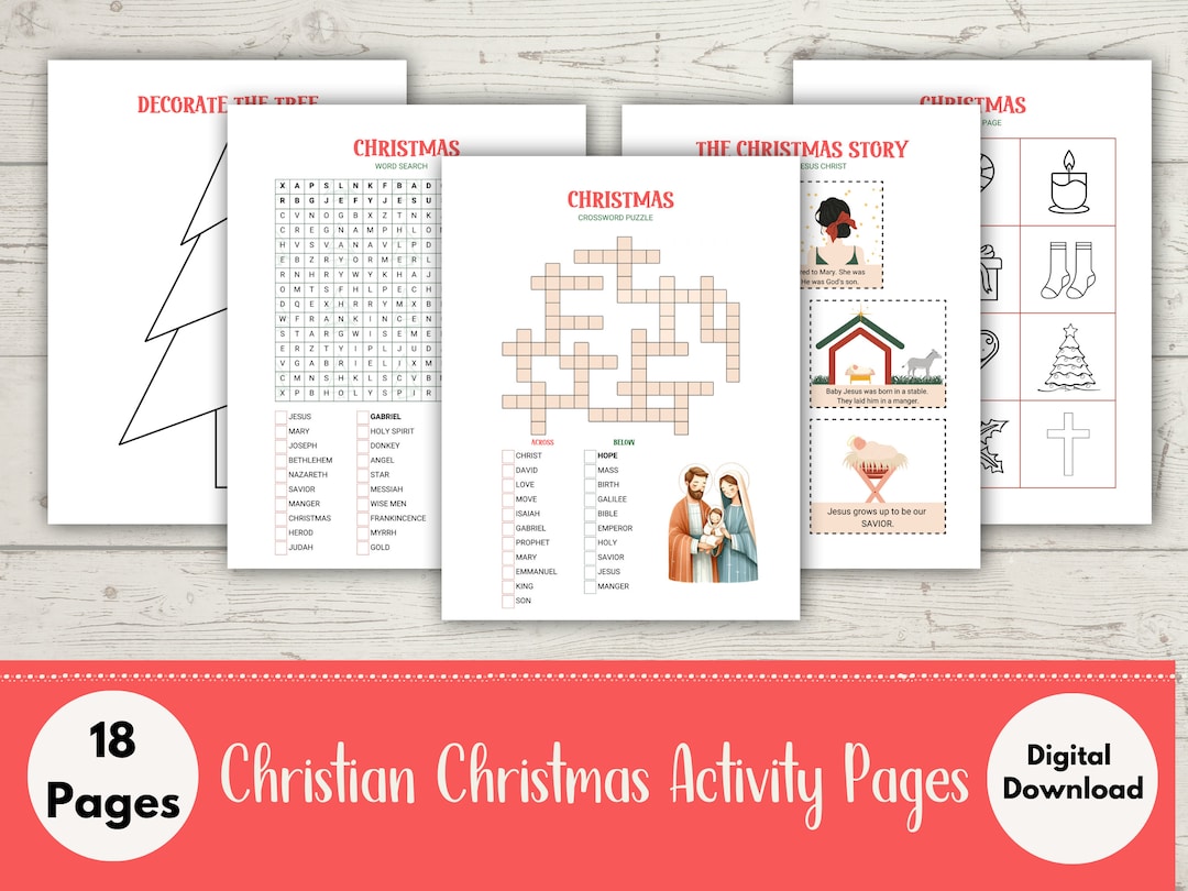 Christmas Activity Sheets for Kids, Christmas Dot to Dot Printable ...
