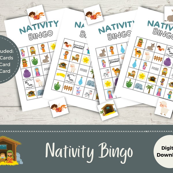 Nativity Bingo - Etsy
