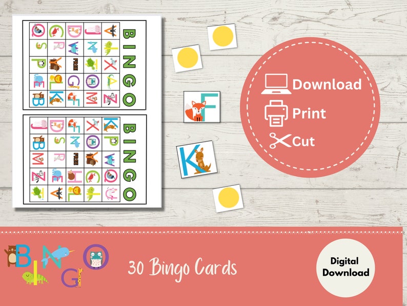Alphabet Bingo, Preschool Bingo, Classroom Games, Learning Activities ...
