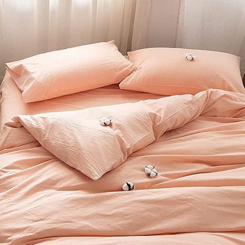 Peach Bedding - Etsy