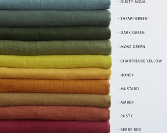 Flax Linen Fabric | Etsy