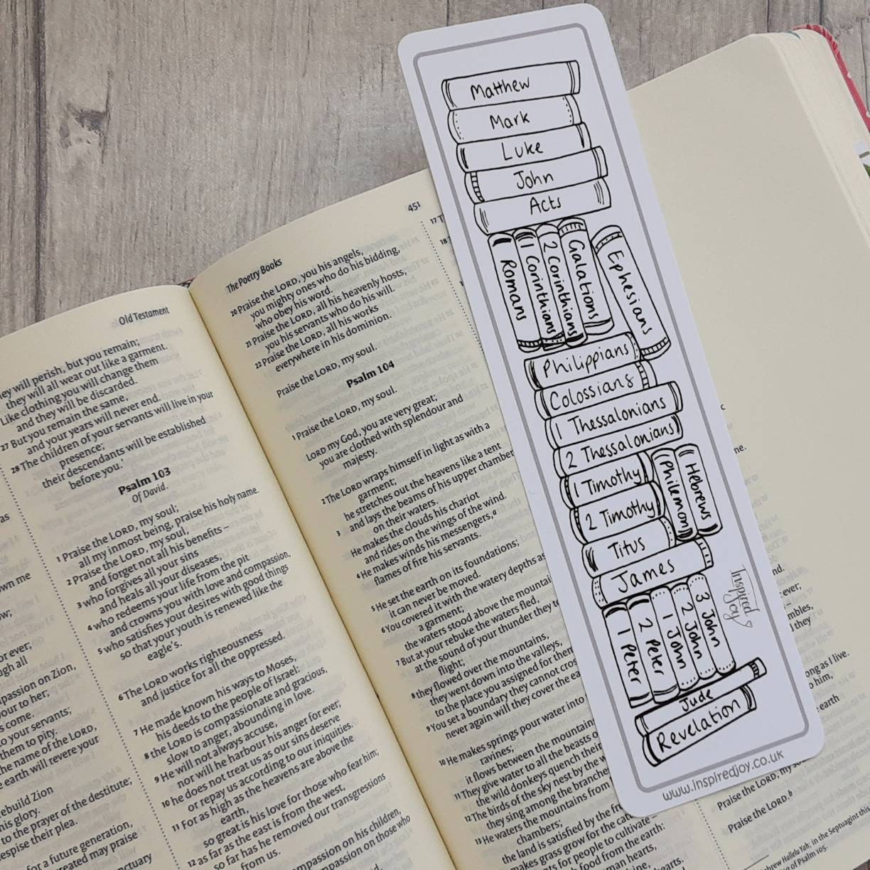 Books of the Bible Bookmark Colour Your Own Christian - Etsy UK