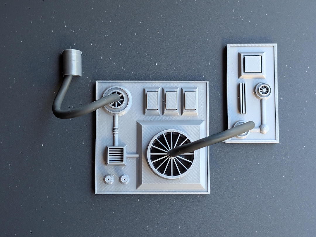Star Wars Greeblie - 2 Piece - Design Accent Kit 3D Prop With Conduit ...