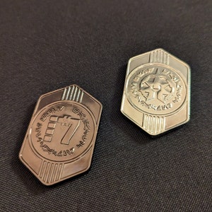 Galactic Mercantile Guild Credit - Black Spire and Osmium - Etsy