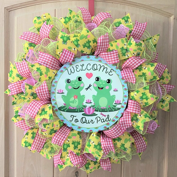 Frog Wreath - Etsy