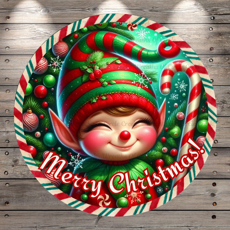 Elf Signs for Wreaths - Etsy