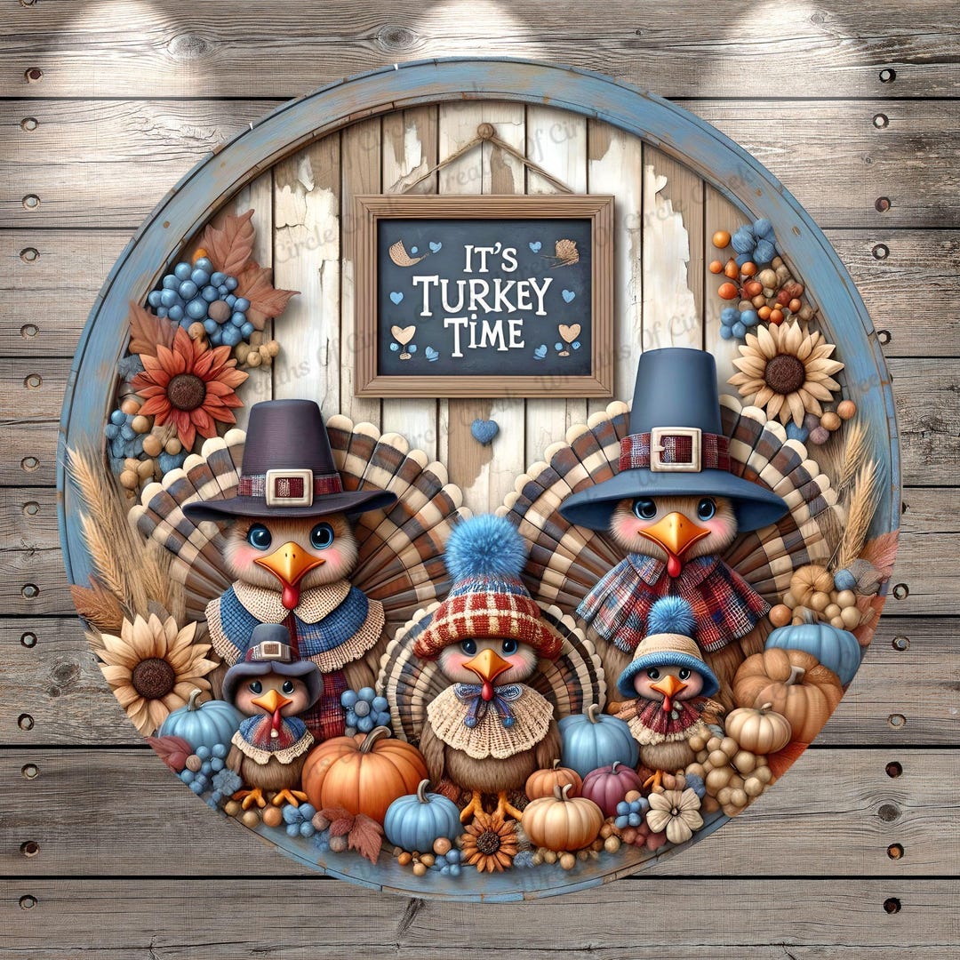 It's Turkey Time, Turkeys, Thanksgiving, Fall Foliage, Sunflower ...