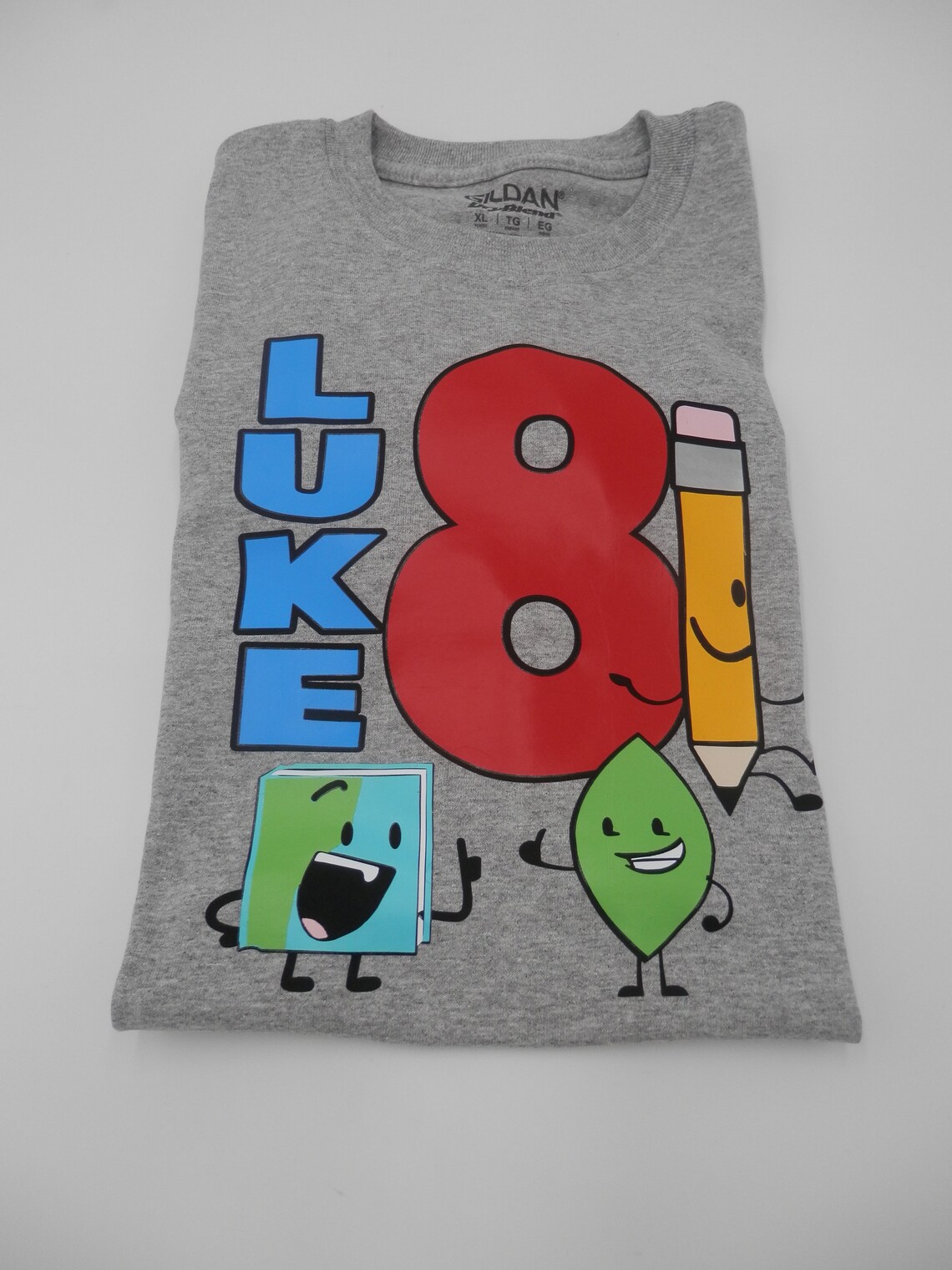 BFDI Birthday Shirt Name and Age Can Be Customized Battle for Dream ...