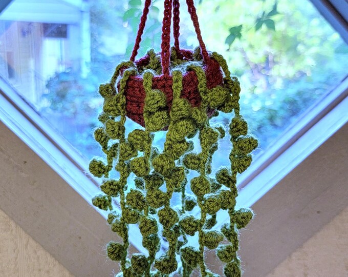 String of Pearls Hanging Stash Container - Berry - Etsy