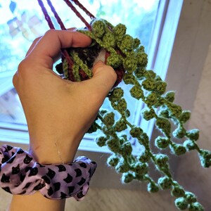 String of Pearls Hanging Stash Container Berry - Etsy