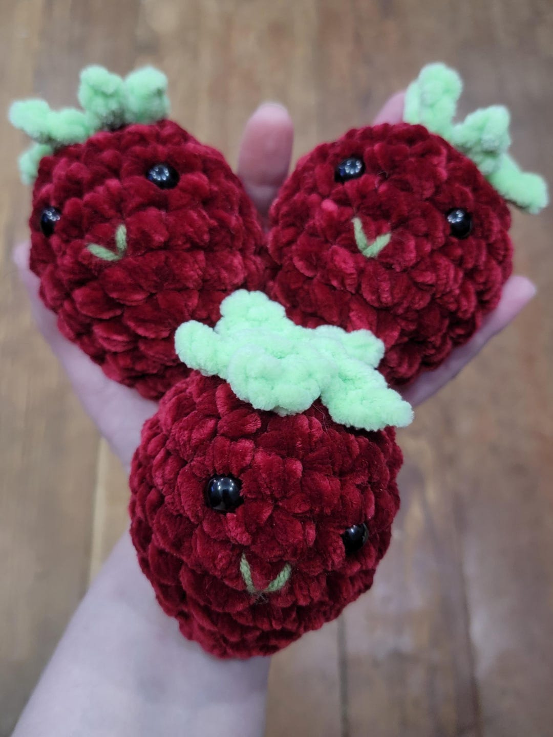 Raspbabies - Crocheted Raspberry Plush - Etsy
