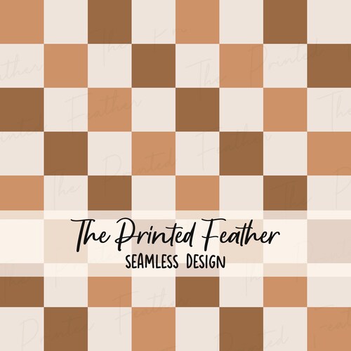 Boho Retro Checkerboard Seamless Pattern for Fabric - Etsy