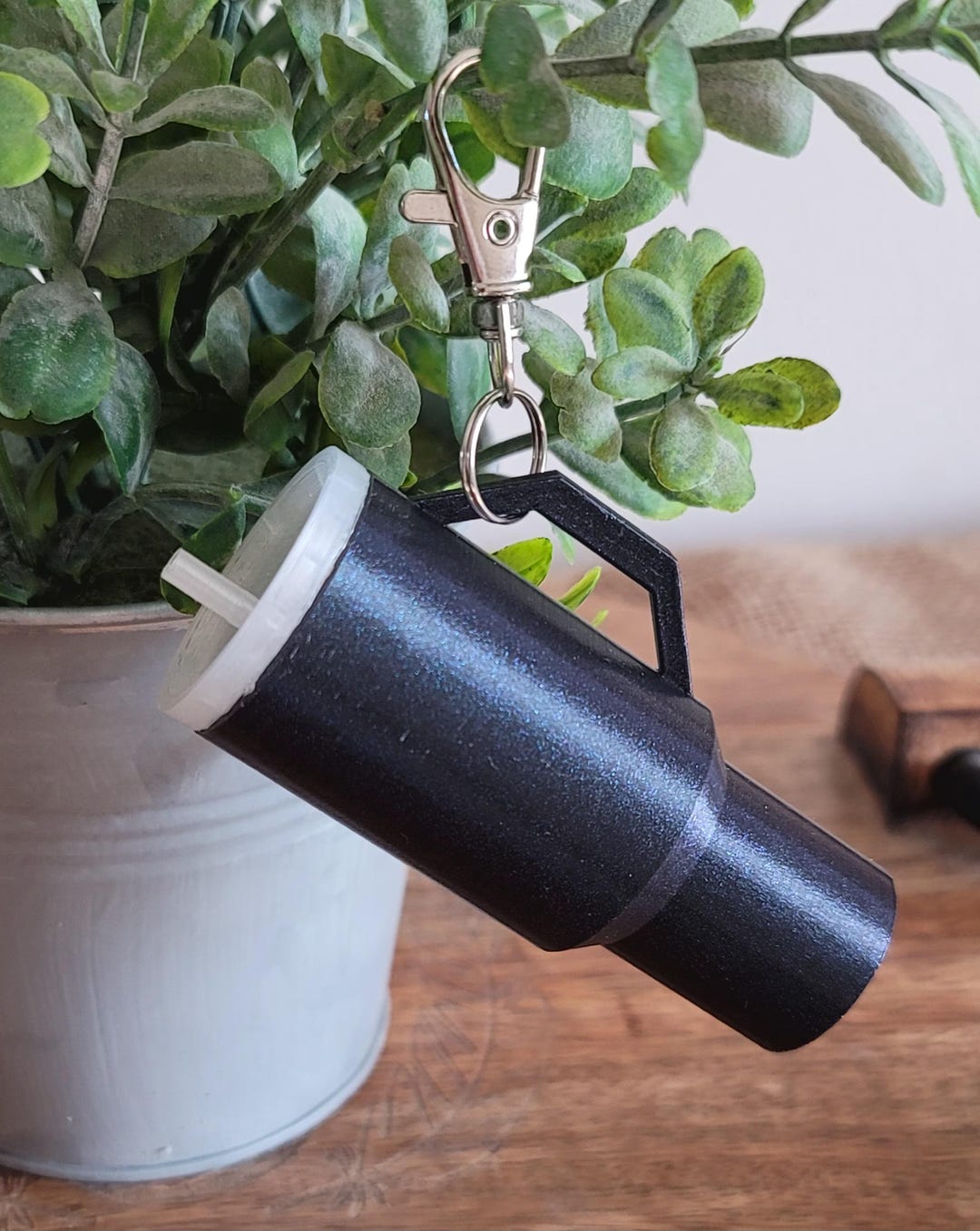Mini Tumbler Chapstick Container Keychains - Etsy