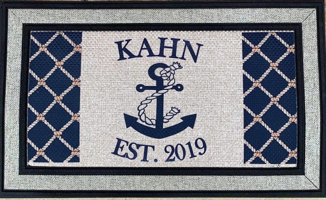 Nautical Custom Door Mat - Etsy