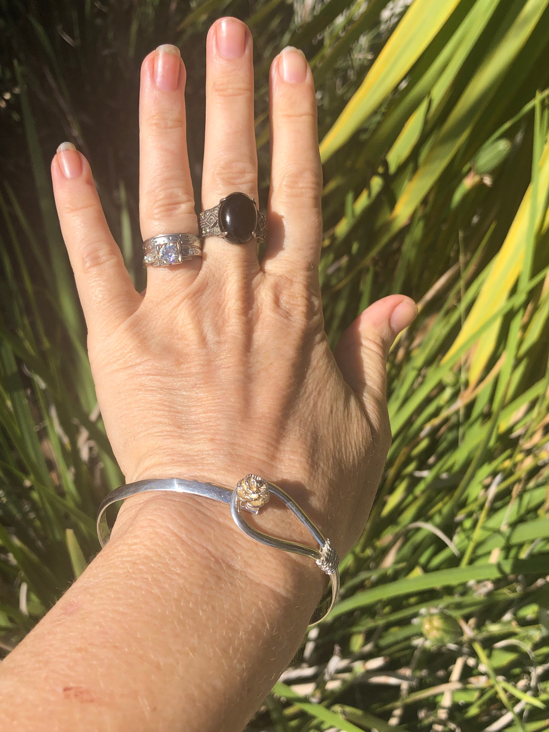 Vintage Avon RJ Graziano Black Onyx and Marcasite Ring | Etsy