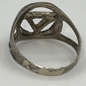 Vintage Sterling Silver 925 AA Symbol Ring Alcoholics Anonymous Support ...