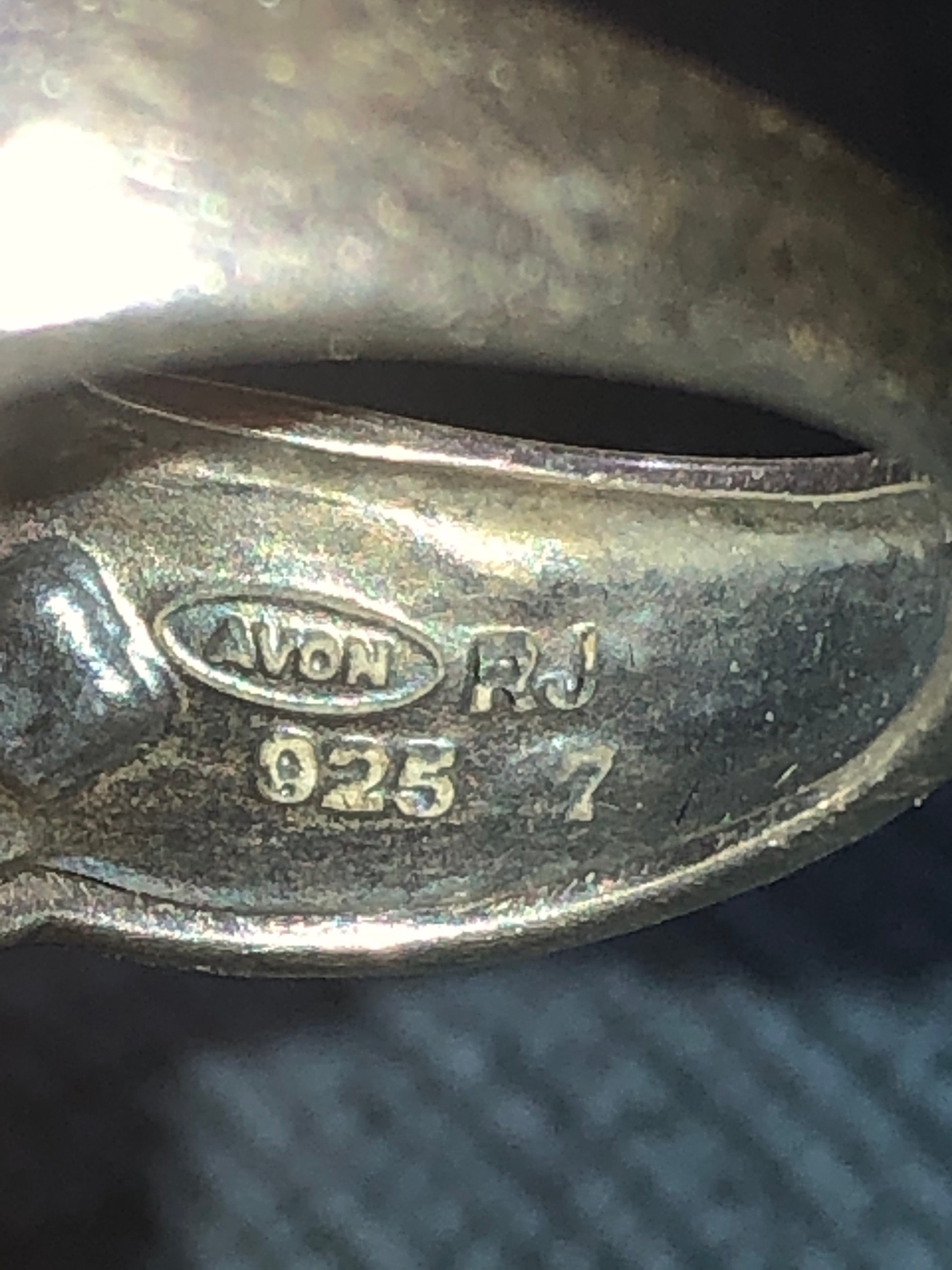 Vintage Avon RJ Graziano Black Onyx and Marcasite Ring | Etsy