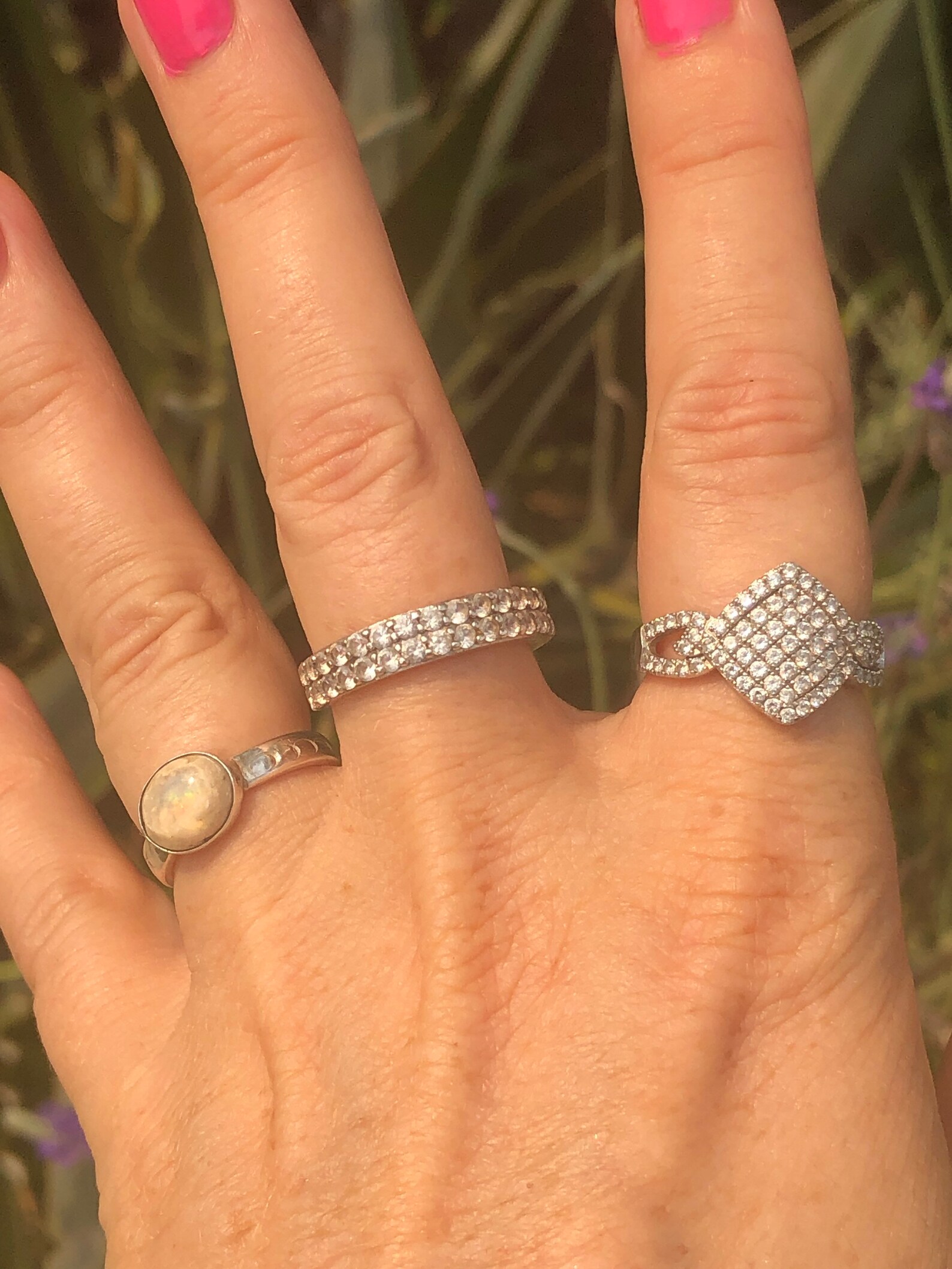 Beautiful CZ Crystal Ring Fake Pave Set Diamonds Size 7 Look - Etsy