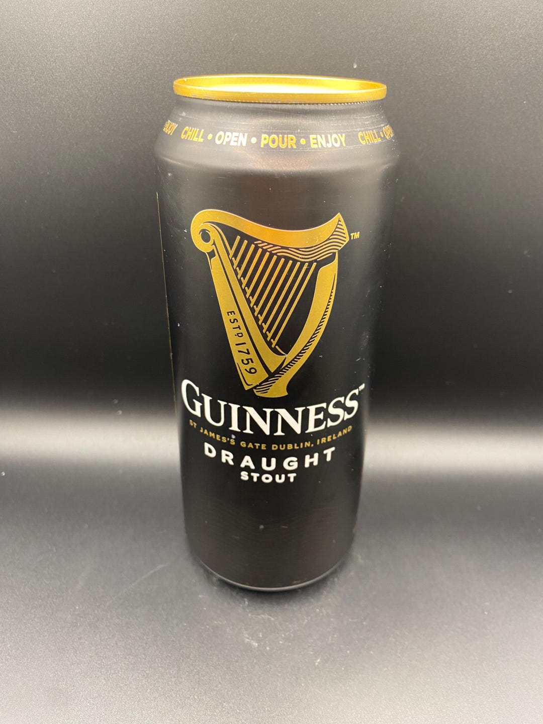 Upcycled Guinness* Can Candle: Handcut Vanilla Soy Wax Candle - Etsy UK