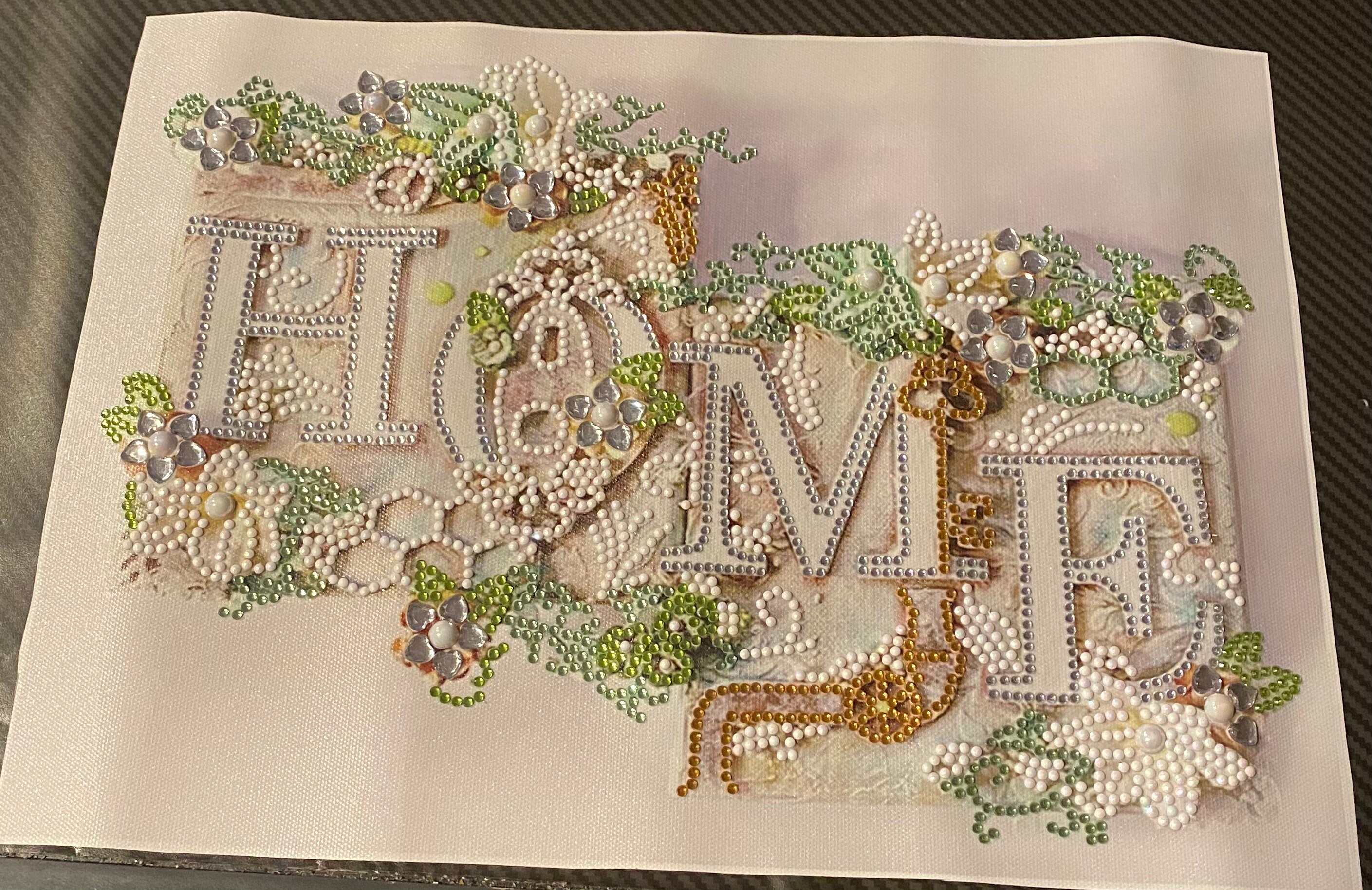 Special Shaped “home” Diamond Painting Finished - Etsy