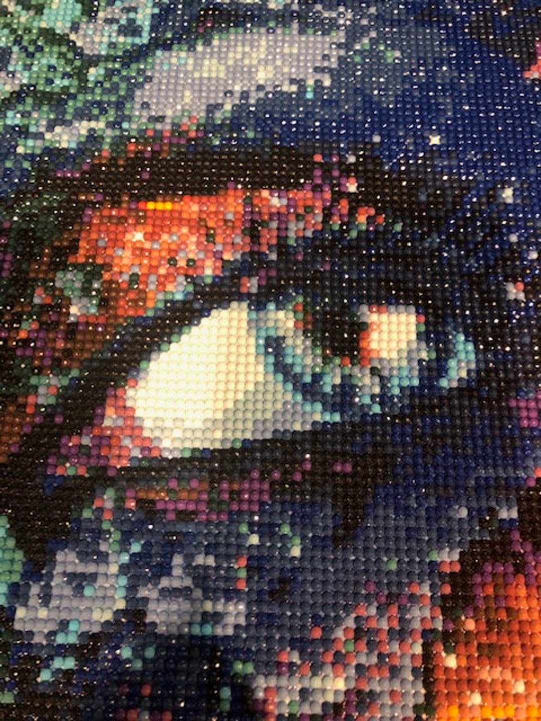 Finished Dark Eye Diamond Painting - Etsy