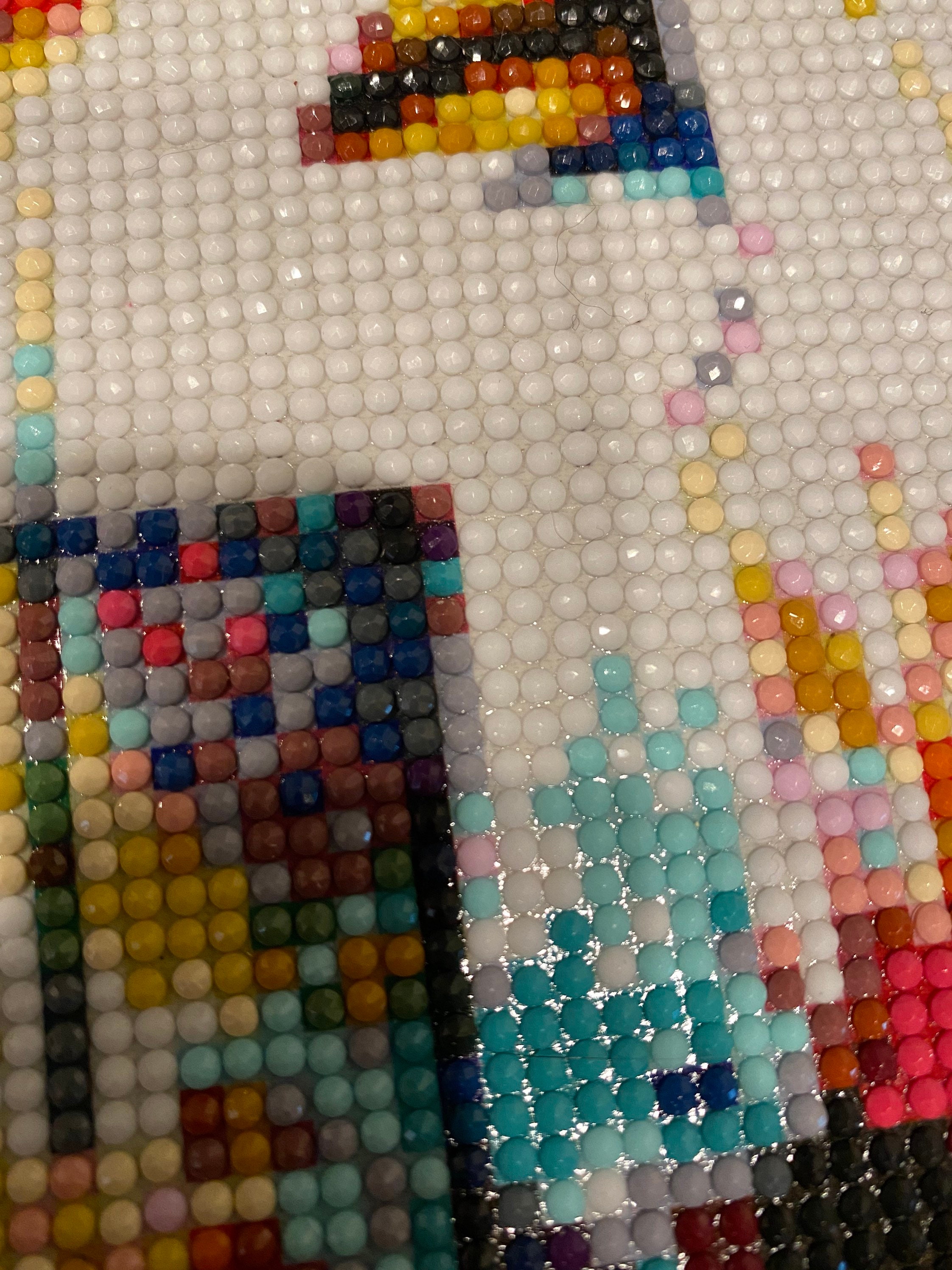 Finished Colorful Lady Diamond Painting - Etsy