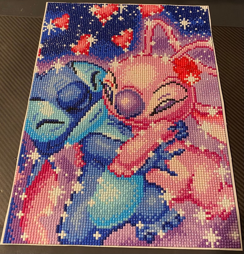 Finished Stich Diamond Painting - Etsy