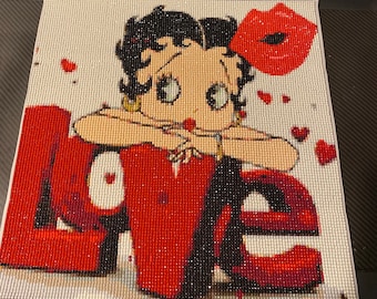 Betty Boop Diamond Painting - Etsy