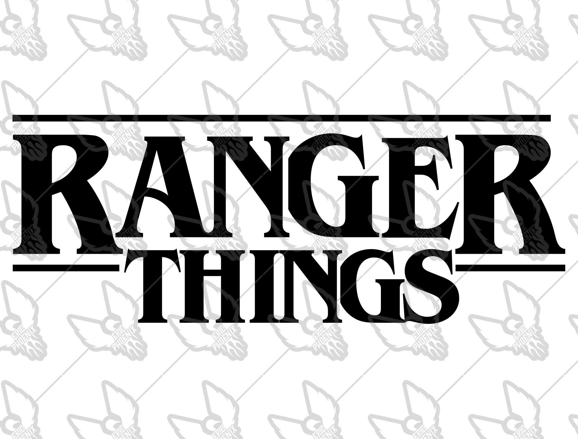 RANGER THINGS - SVG - High Quality Vector Image for Use With Vinyl ...