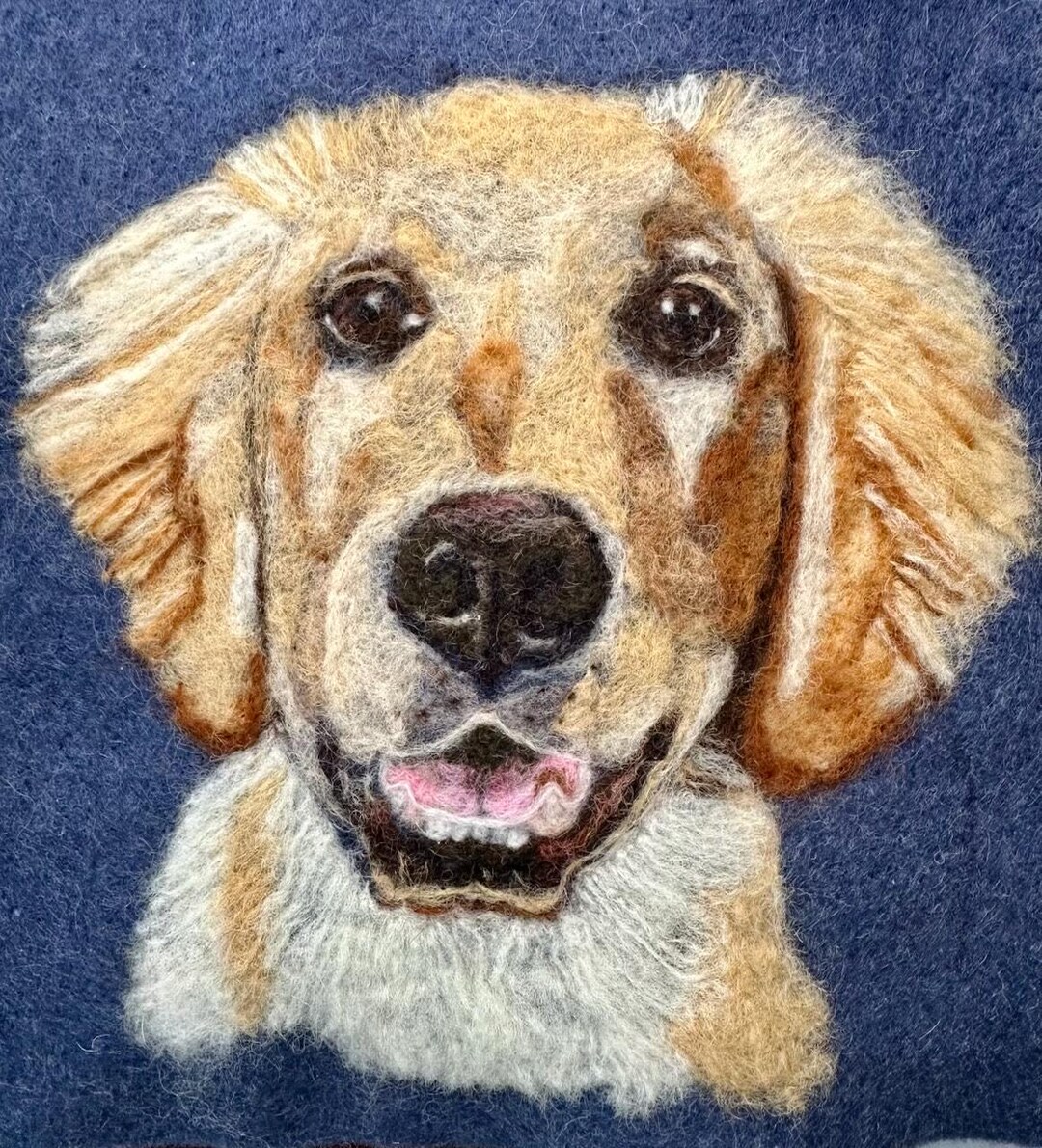 Golden Retriever Puppy Portrait - Needle Felting Kit - Etsy