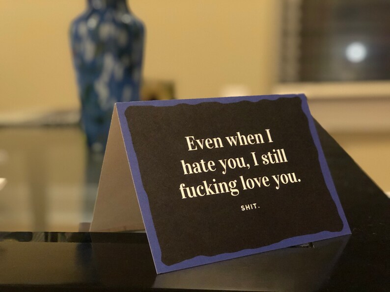 Jail Love Greeting Card - Hate/love Card for Inmate, Prison, Boyfriend ...