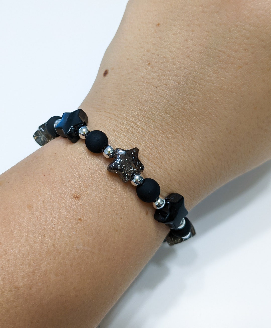 Bracelet Stack Stars in the Night Bracelet Black Star - Etsy