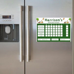 Editable Safari Reward Chart, Safari Animals Reward Chart, Kids Reward ...