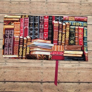 Wrap-around Book Cover, Adjustable Book Cover, Book Sleeve, Book Pouch ...