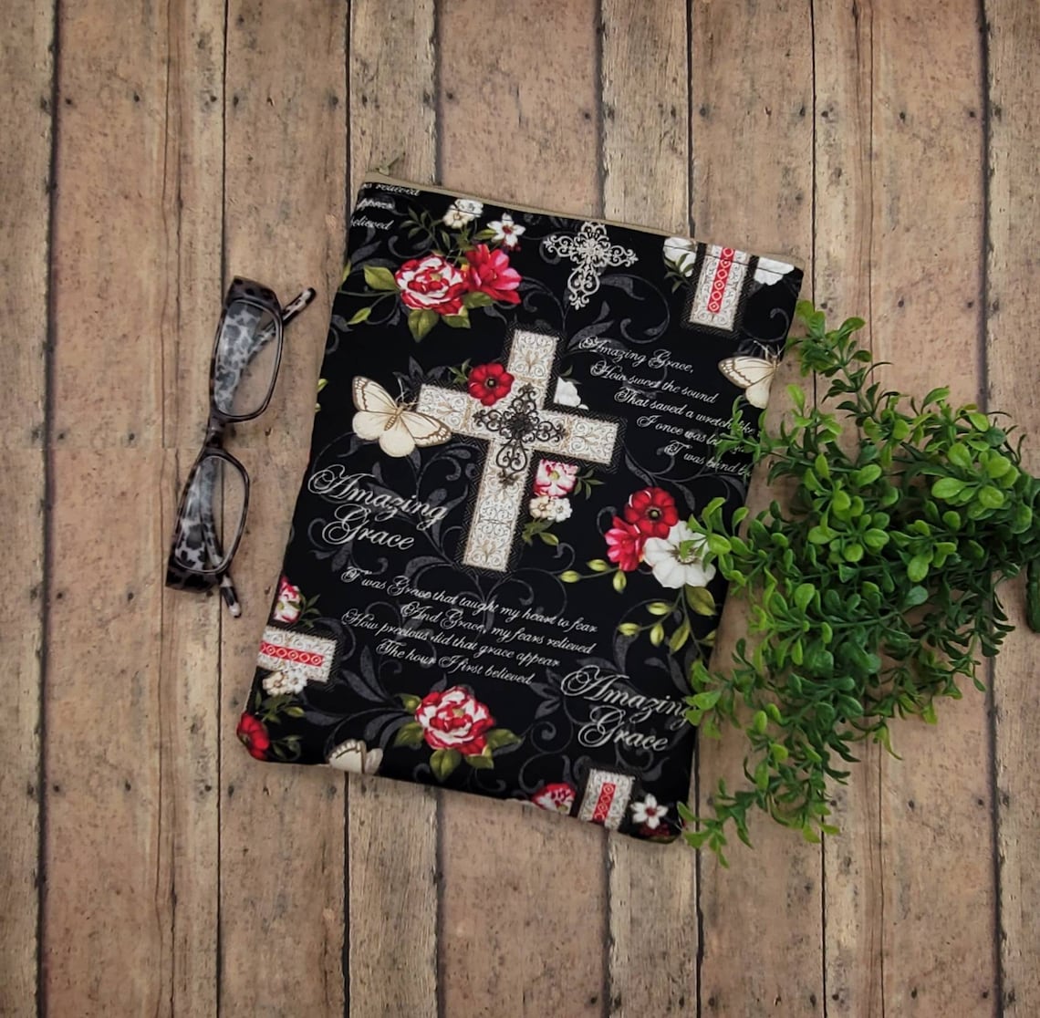 Zippered Book Sleeve Book Cover Book Pouch Bookish Planner - Etsy