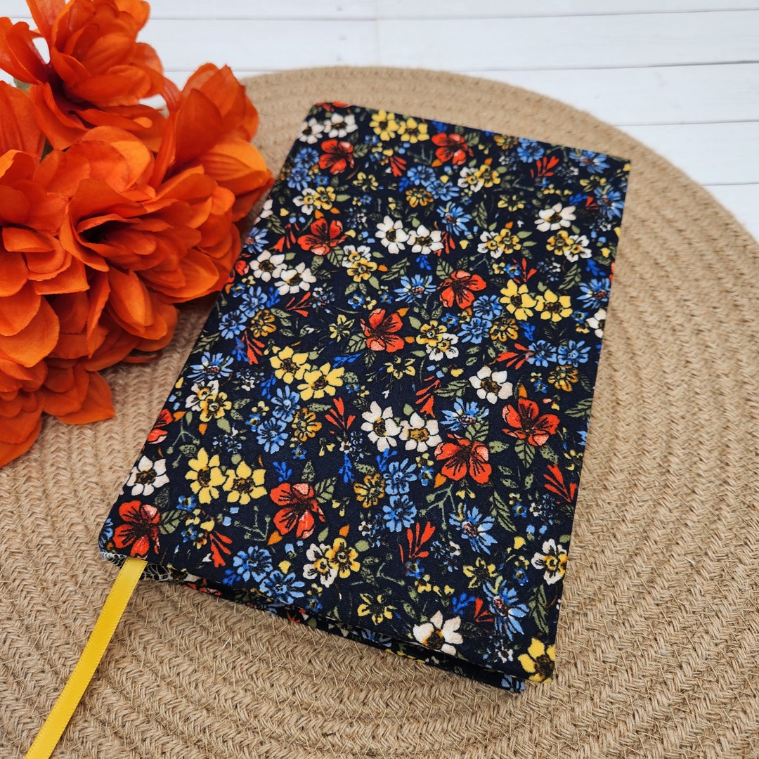 STRETCH Book Covers, Book Sock, Book Sleeve, Fabric Book Cover, Bible Cover, Journal Cover ...