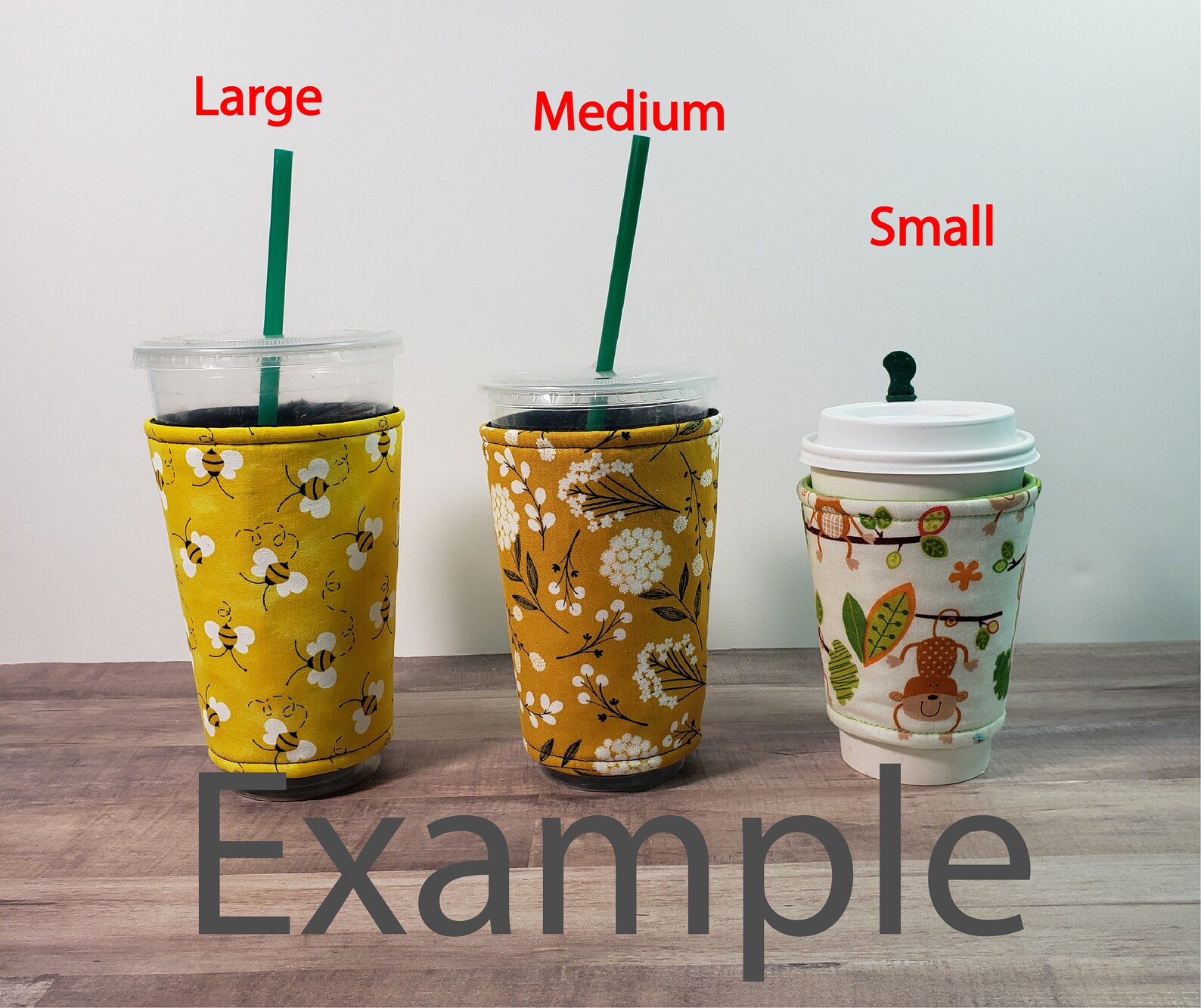 Coffee Cozy, Iced Coffee Sleeve, Cup Insulator, Coffee Cuff, Can Cozy ...