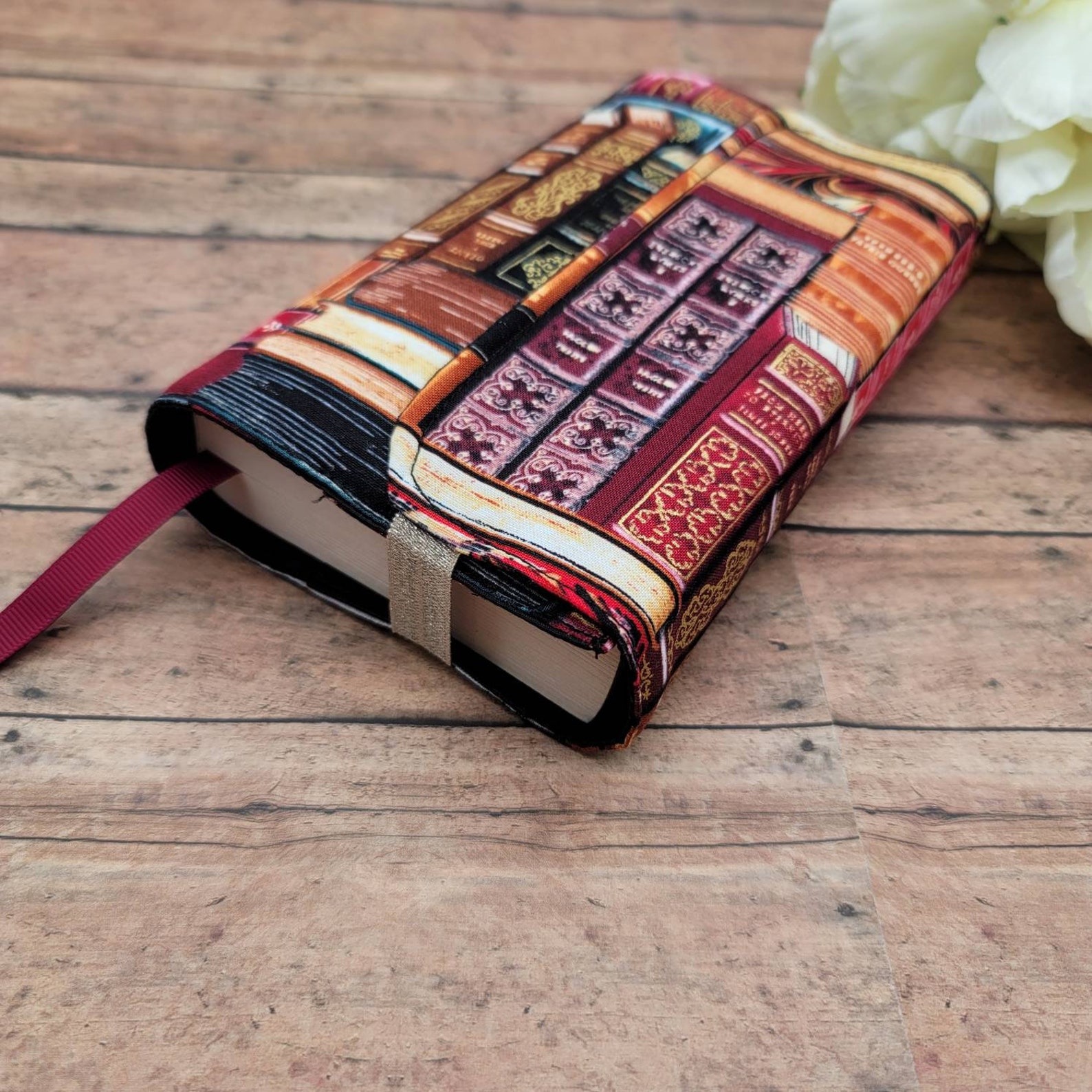 Wrap-around Book Cover Adjustable Book Cover Book Sleeve - Etsy