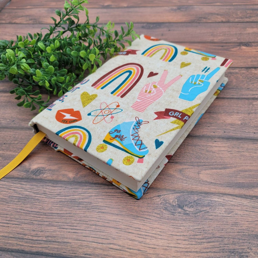 STRETCHABLE Book Covers, Book Protector, Book Sleeve, Fabric Book Cover ...