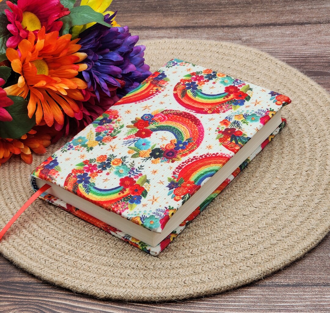 STRETCH Book Covers, Book Protector, Fabric Book Cover, Bible Cover ...