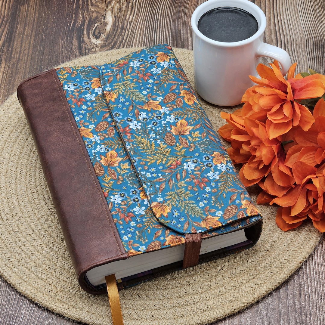 Wrap-around Book Cover, Adjustable Book Cover, Book Sleeve, Book Pouch ...