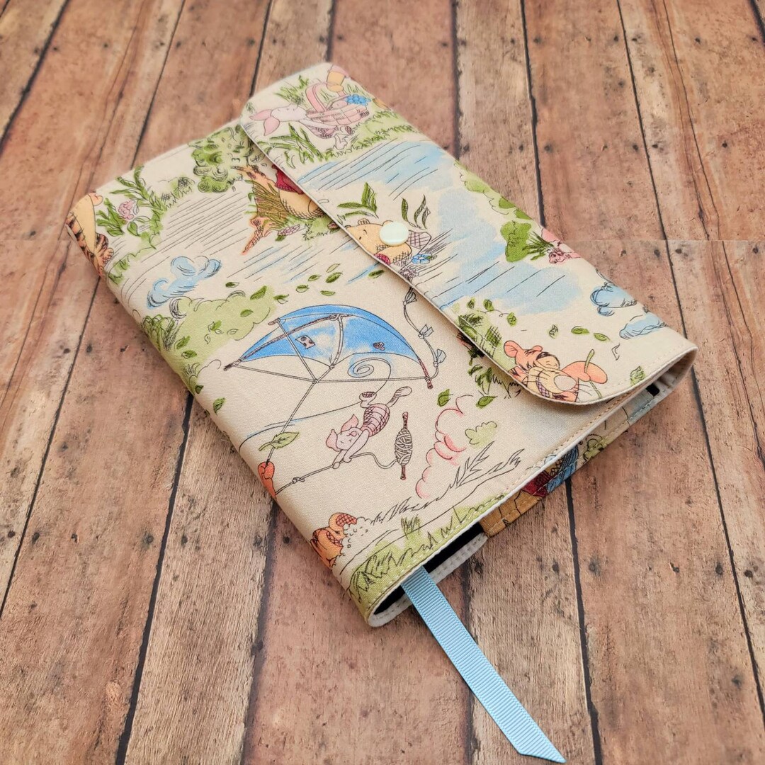 Wrap-around Book Cover, Book Sleeve, Book Pouch, Padded Book Cover ...