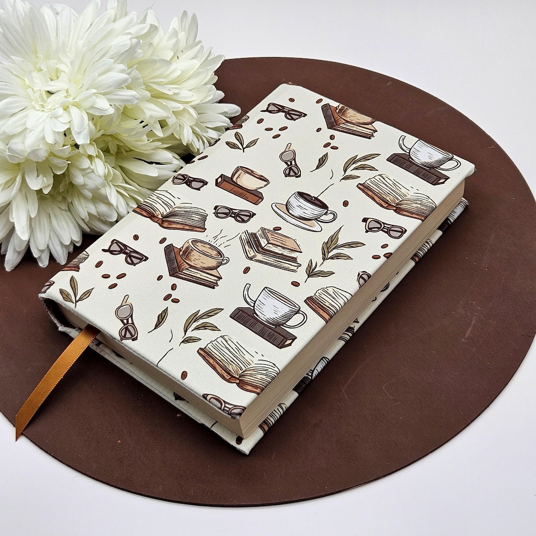 STRETCH Book Covers, Book Protector, Book Sleeve, Fabric Book Cover ...