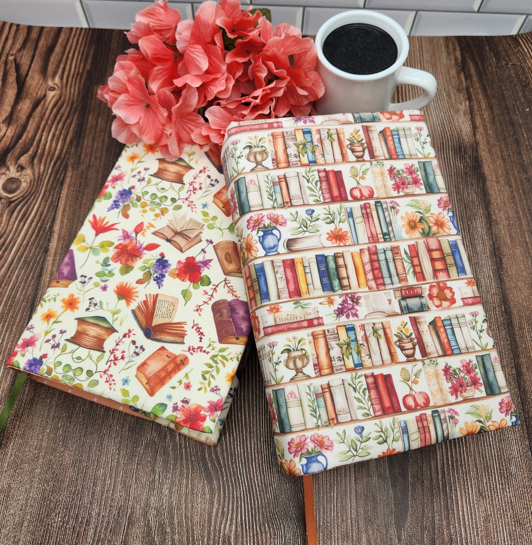 Adjustable Book Cover, Book Sleeve, Book Pouch, Padded Book Cover ...