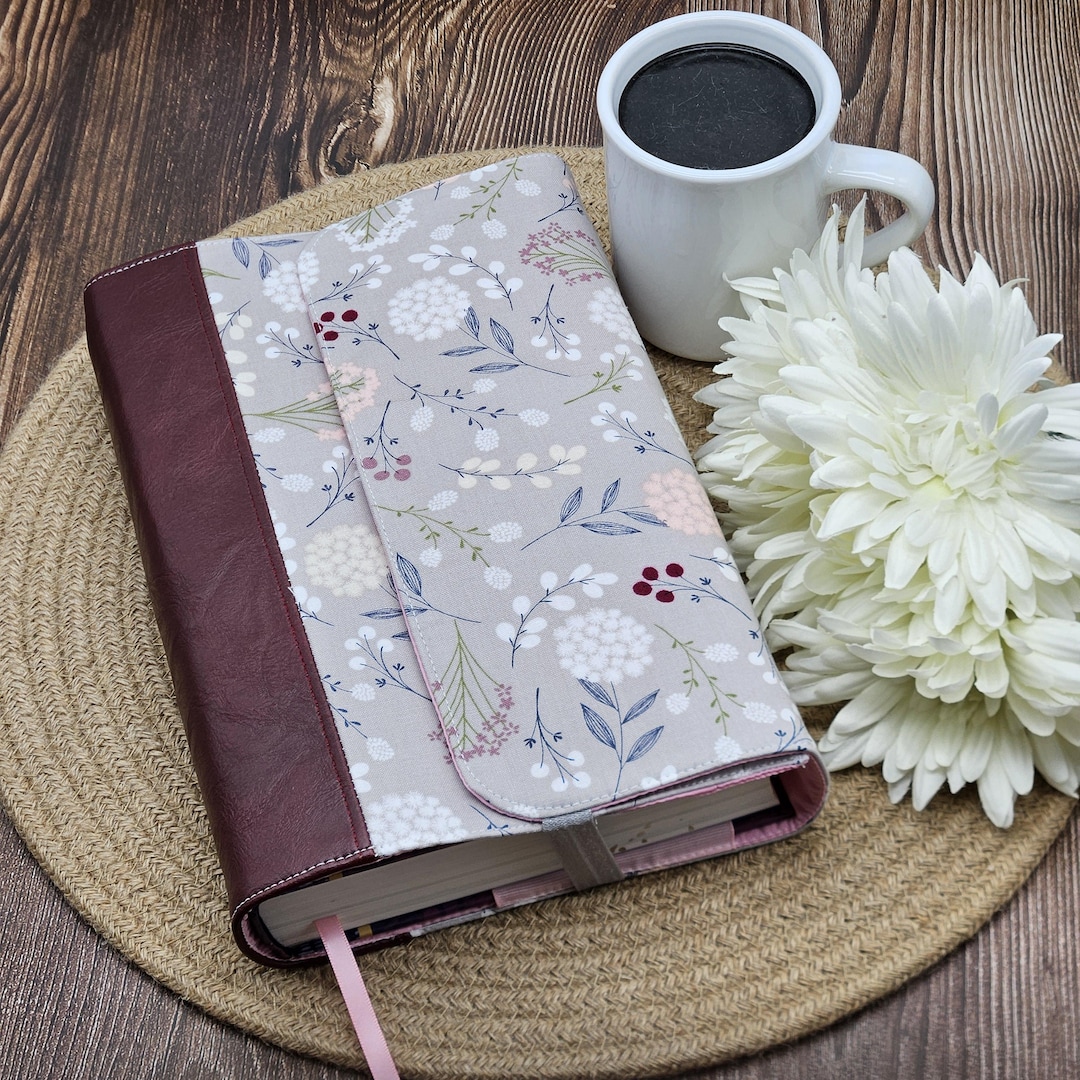 Wrap-around Book Cover, Adjustable Book Cover, Book Sleeve, Book Pouch ...