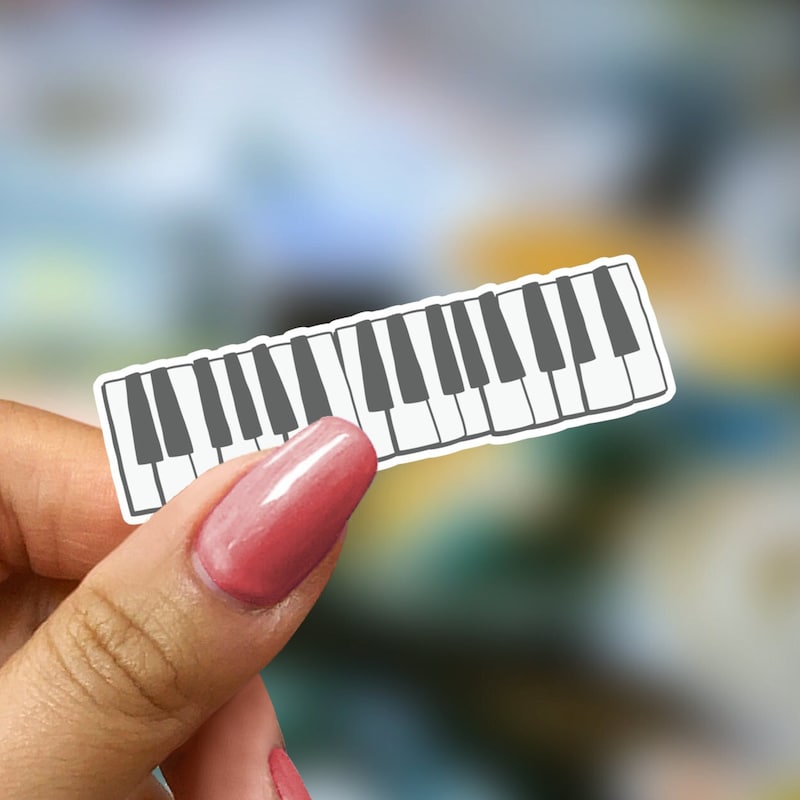 Piano Keyboard Key Stickers - Etsy
