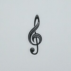 Treble Clef Sticker Music Note Vinyl Decal Matte - Etsy